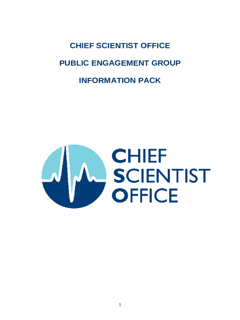 Opportunity to Join the Chief Scientist Office Public ... Doc Template | pdfFiller