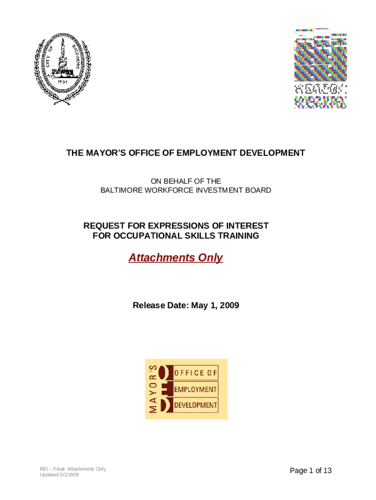 Baltimore City Mayor's Office of Employment Development - moed ...