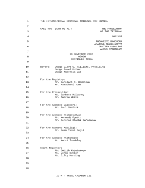 3OF THE TRIBUNAL Doc Template | pdfFiller