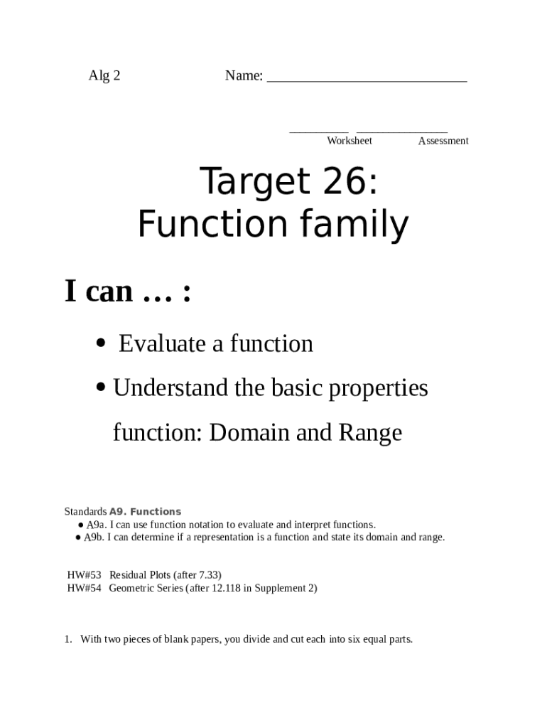 21 Functions And Function Notation Alaska Digital Texts Doc Template Pdffiller