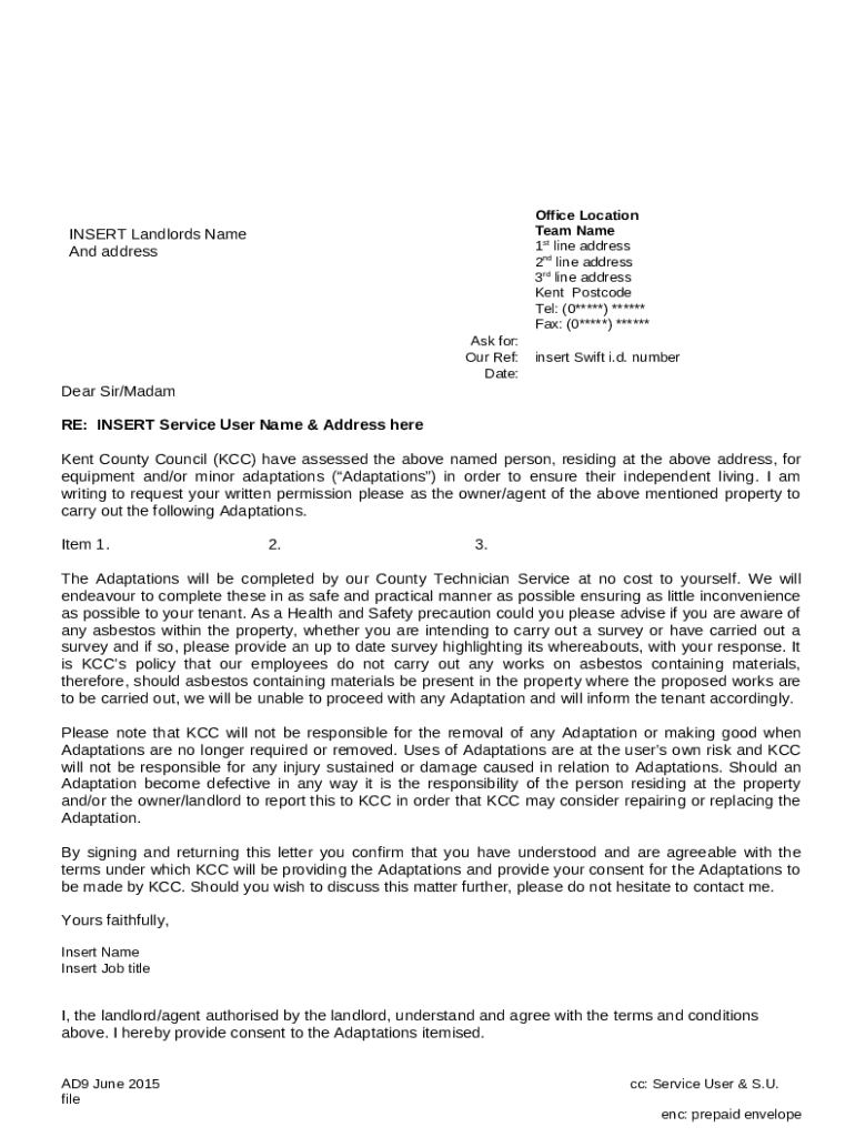 What is my first line of address? Doc Template | pdfFiller