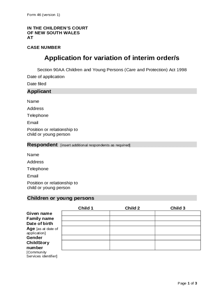 -46-application-for-variation-of-interim-orders Doc Template | pdfFiller