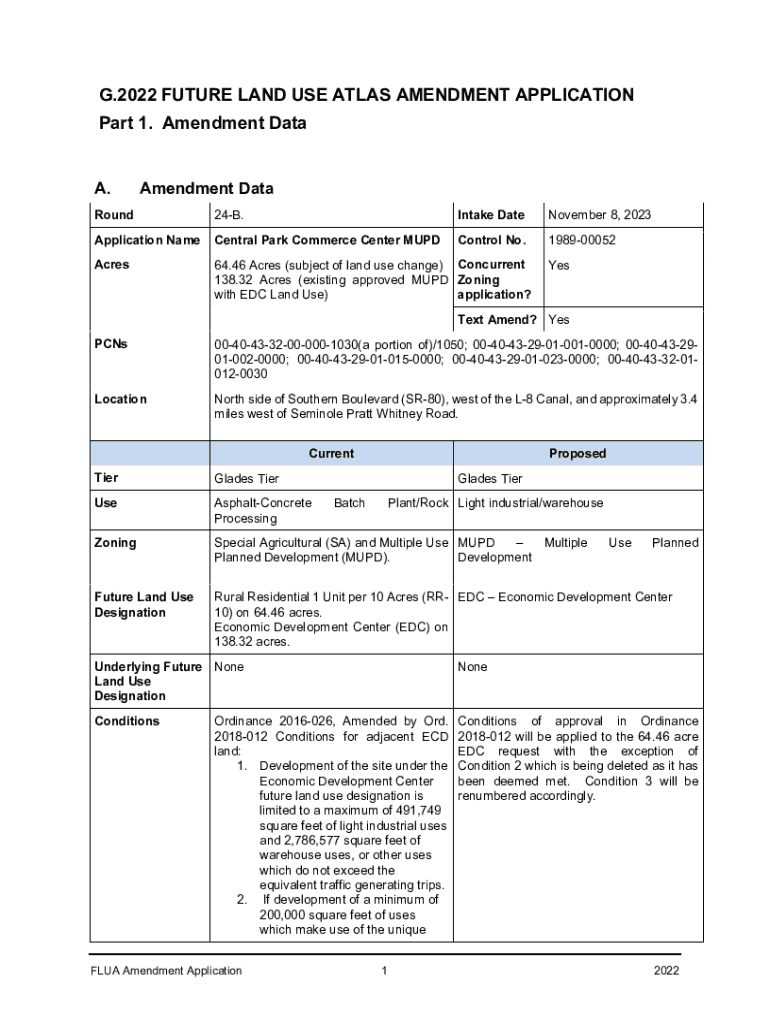 Fillable Online THE WELLINGTON NORTH Future Land Use Map ... Fax Email ...