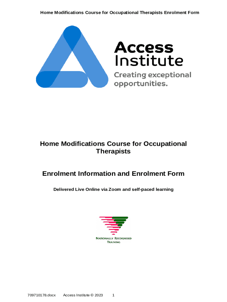 Home Modification for Aging and Disabilities: Assessments ... Doc ...