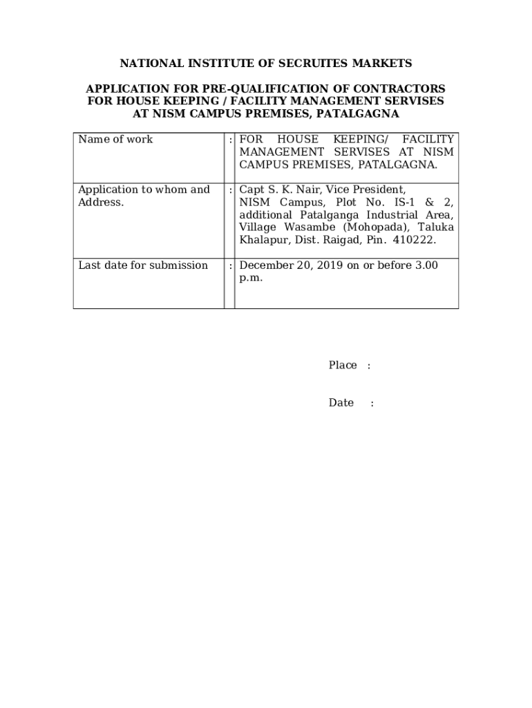 Request for Proposals (RFP) for Housekeeping and Facility ... Doc ...