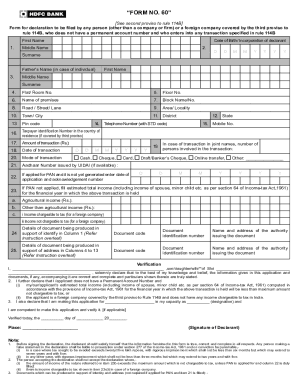 Fillable Online Rule 114B and Form 60 Filing for Income Tax Fax Email ...