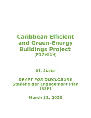 Stakeholder Engagement Plan for the Caribbean Efficient and ... Doc ...