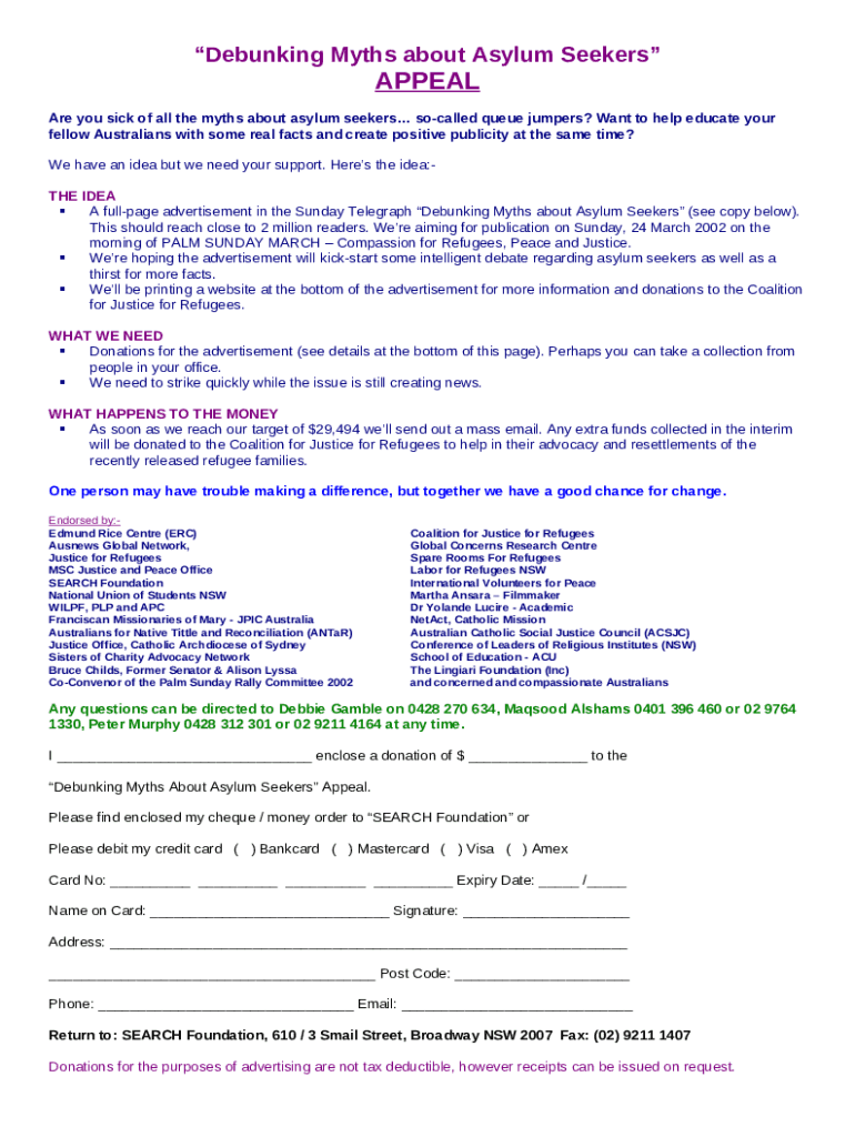 Five Things to Know About the Right to Seek Asylum Doc Template | pdfFiller