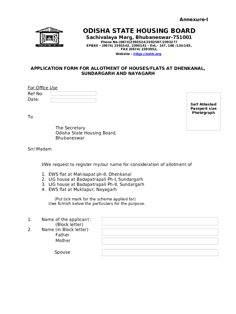 odisha state housing board - RERA Doc Template | pdfFiller