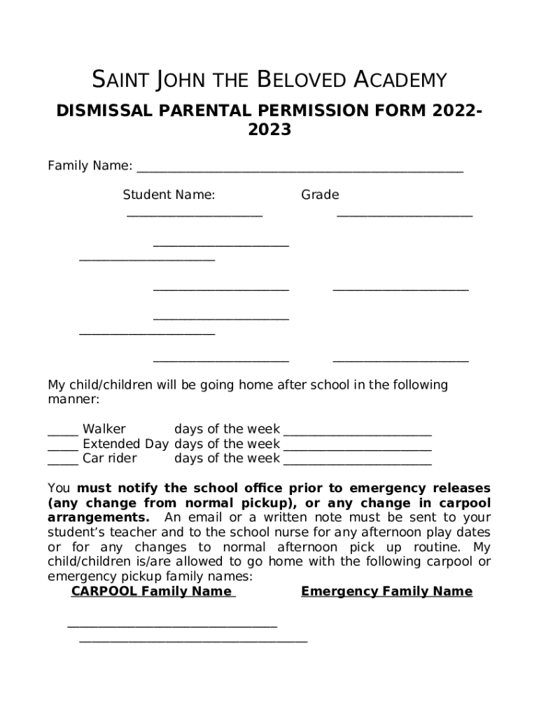 DISMISSAL SHEET Doc Template | pdfFiller