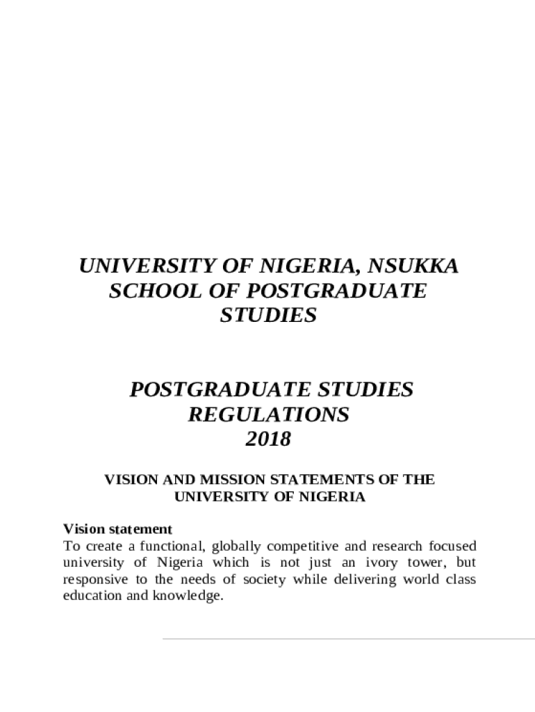 Vision and Mission Statement - college of postgraduate studies Doc ...