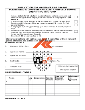How to Complete I-912, Request for Fee Waiver ... Doc Template | pdfFiller