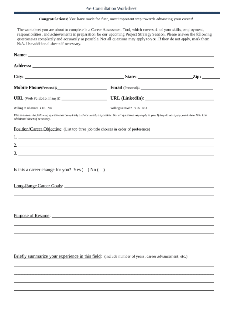 Career Assessment ToolsIt's Your Yale Doc Template | pdfFiller