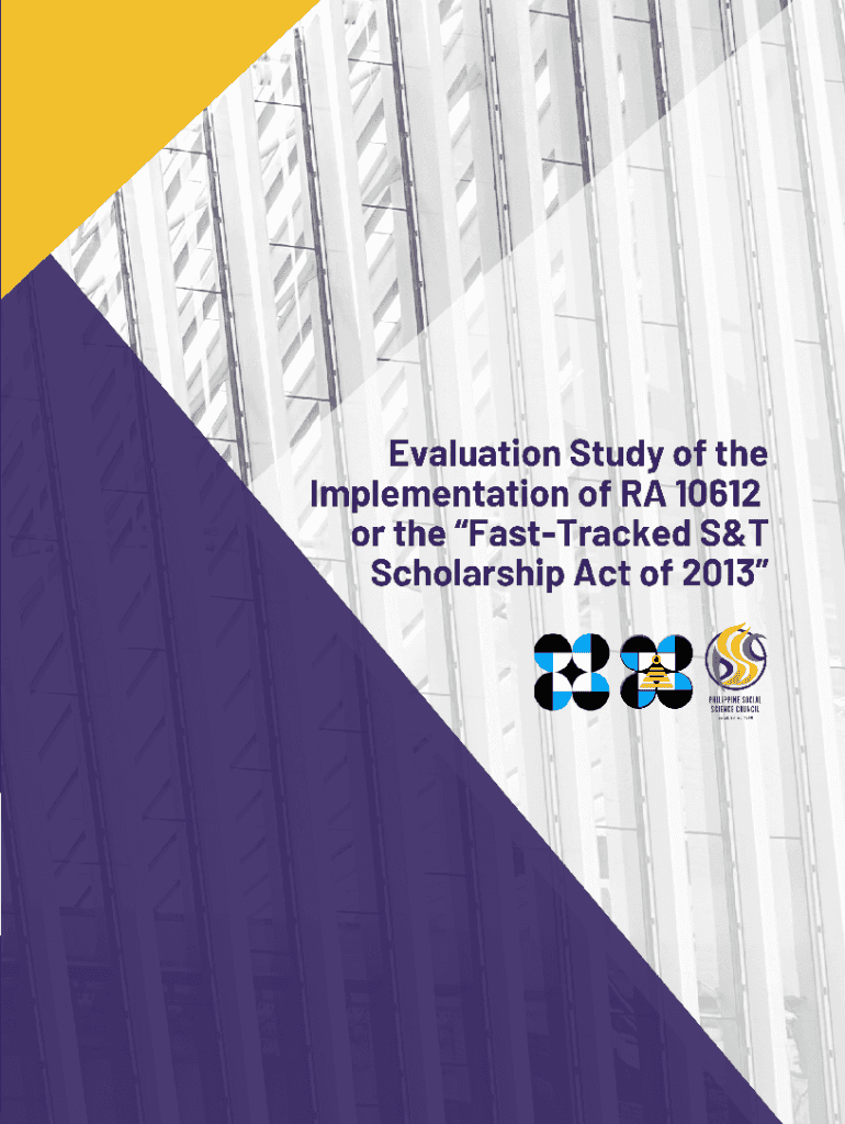 Fillable Online Evaluation Study of the Implementation of RA 10612 or ...