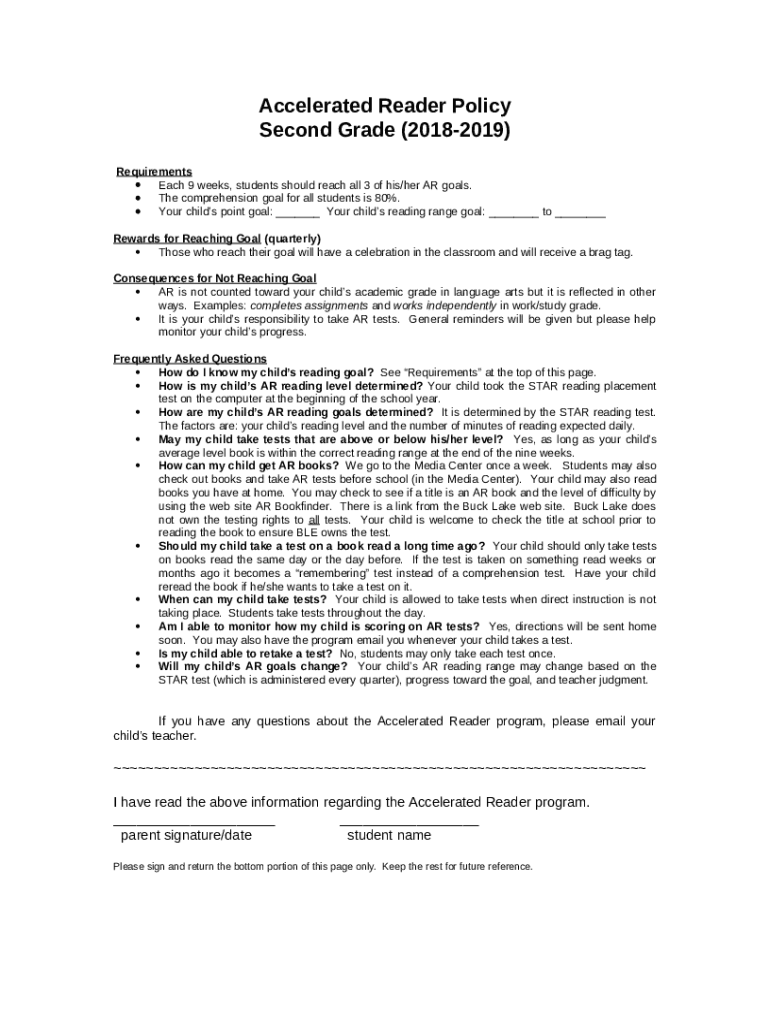 My Goals or My Progress (Rocket) - Accelerated Reader Doc Template ...