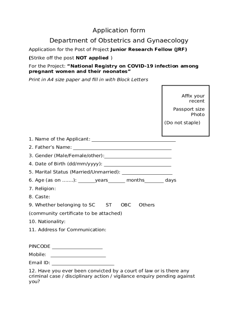 REVISED Junior Research Fellowships (JRF through CSIR ... Doc Template ...