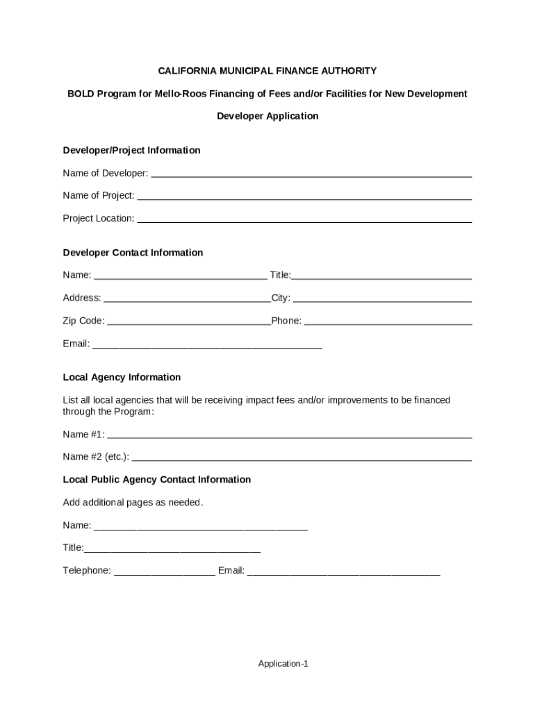 Guidelines for Mello-Roos Financing - State Treasurer's Office Doc ...