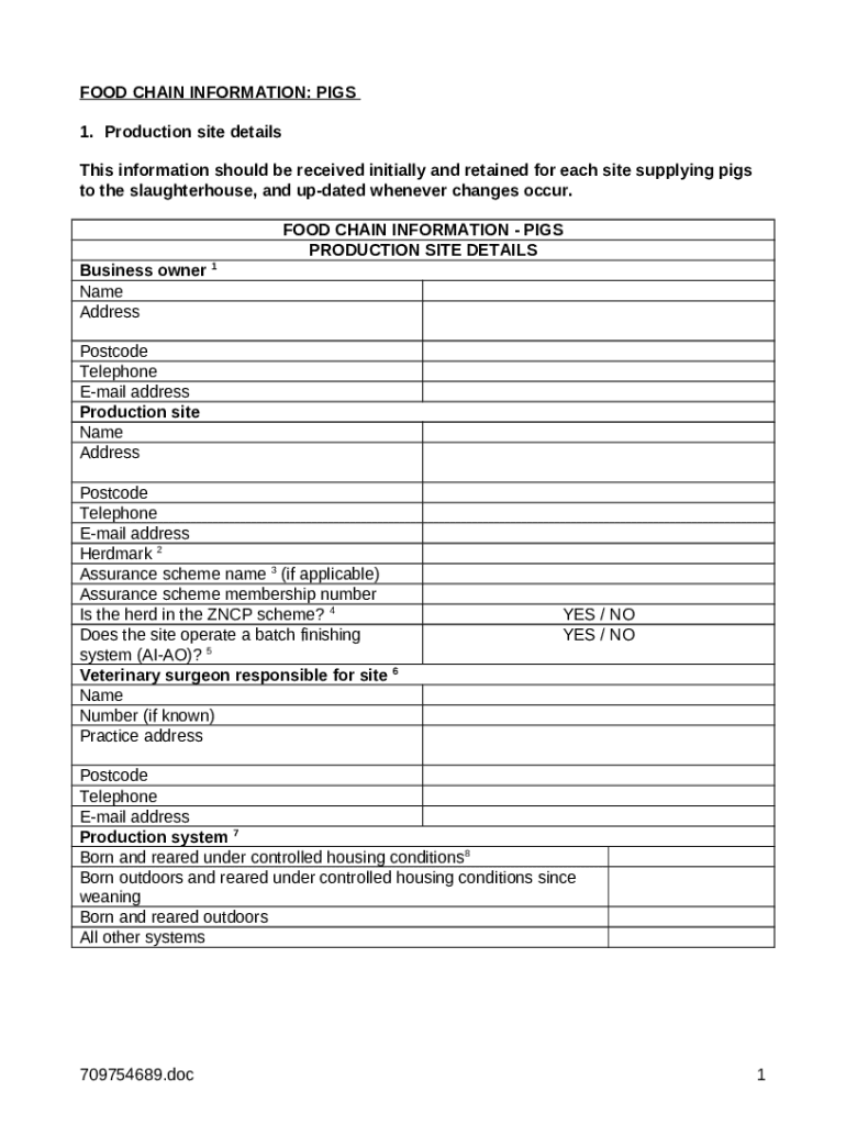 Adding value to food chain ination: using data on pig ... Doc Template ...