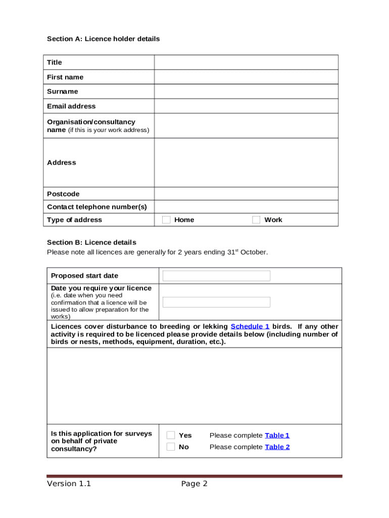 Application for a freshwater pearl mussel survey licence Doc Template ...