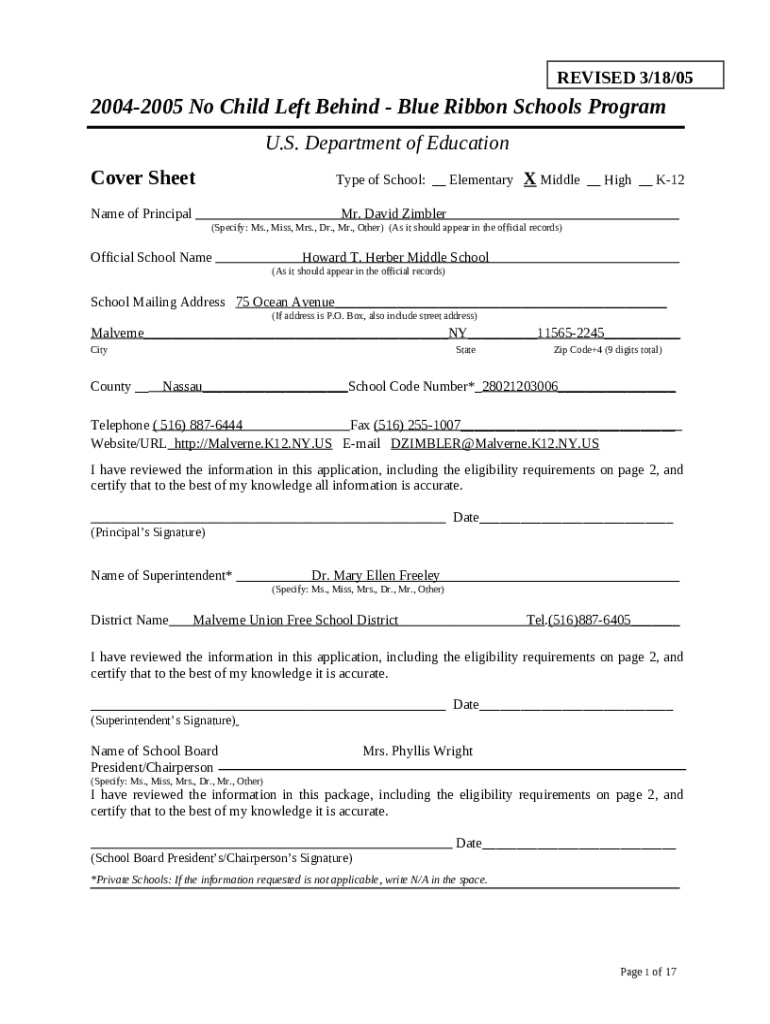 Howard T. Herber Middle School -- Application - www2 ed Doc Template ...