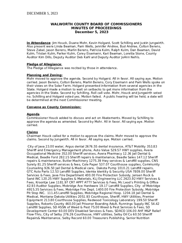 Also present were Linda Beaman, Pam Wells, Jennifer Andree, Bud Andree ...