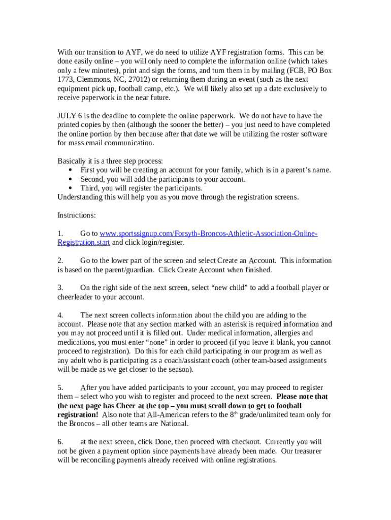 Ayf Roster - Fill Out and Sign Printable PDF Template Doc Template ...