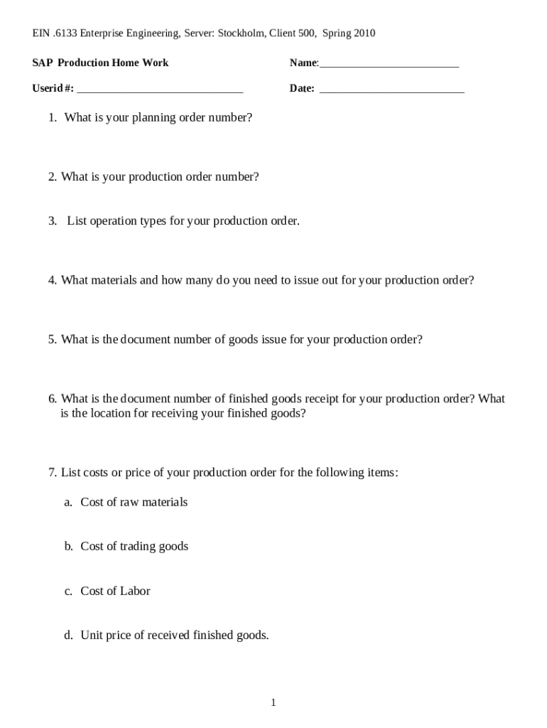 Production order type pick based on Planned order profile ... - web eng ...