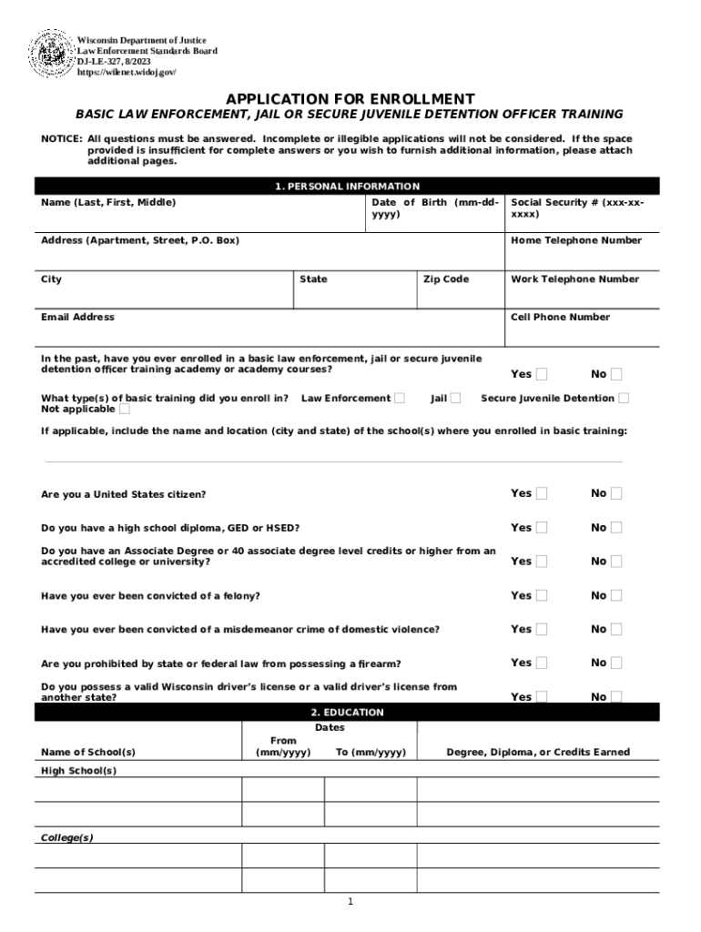 Wisconsin Law Enforcement Standards Board - WILENET Doc Template ...