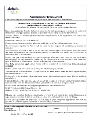 regulated activity in relation to children*** Doc Template | pdfFiller