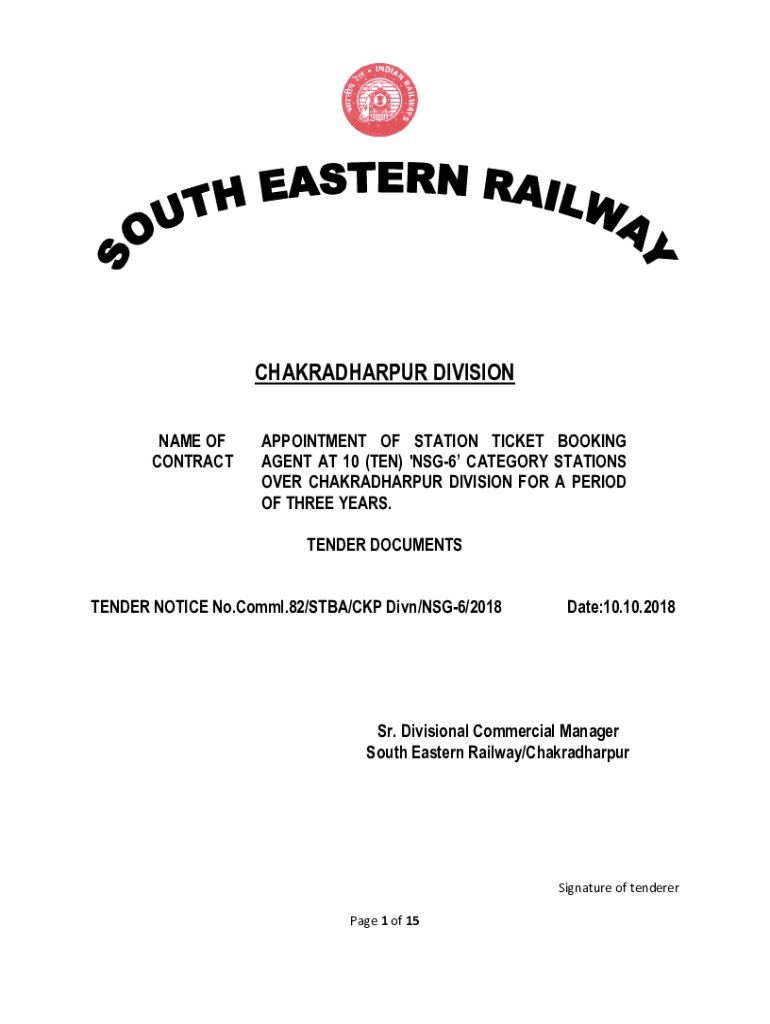 Fillable Online Schedule of Powers (SOP) - South Eastern Railway Fax ...