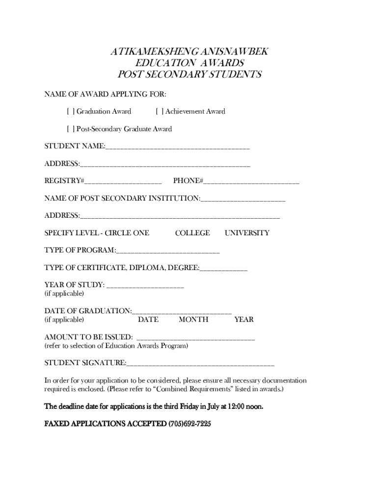 Fillable Online College Board National Recognition Programs Fax Email ...