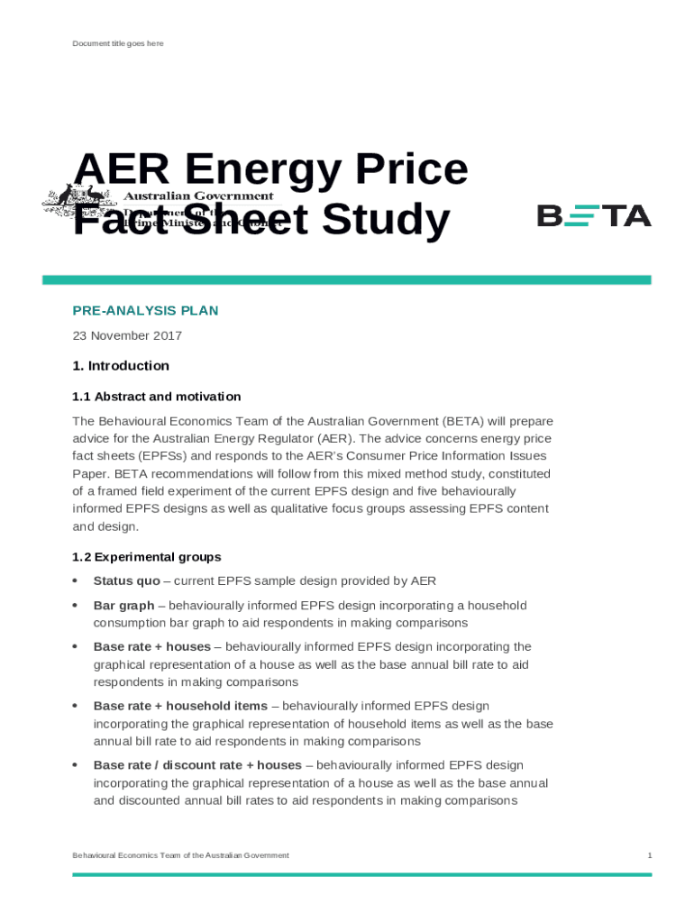 Simplifying energy fact sheets to improve consumer ... Doc Template ...