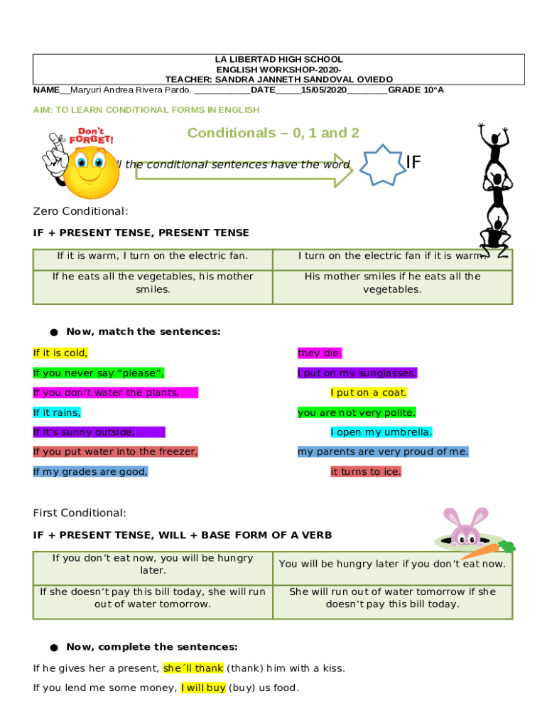 Conditionals0, 1 and 2 Doc Template | pdfFiller