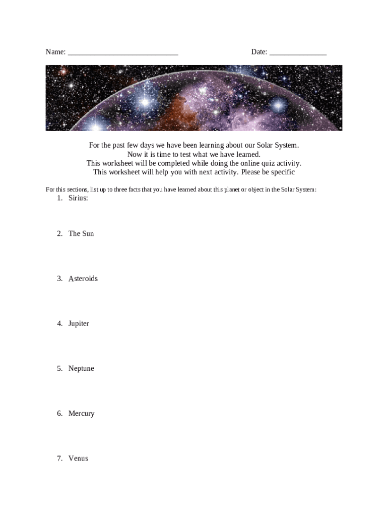 Solar System Overview, Planets & Moons - Video & Lesson ... Doc ...