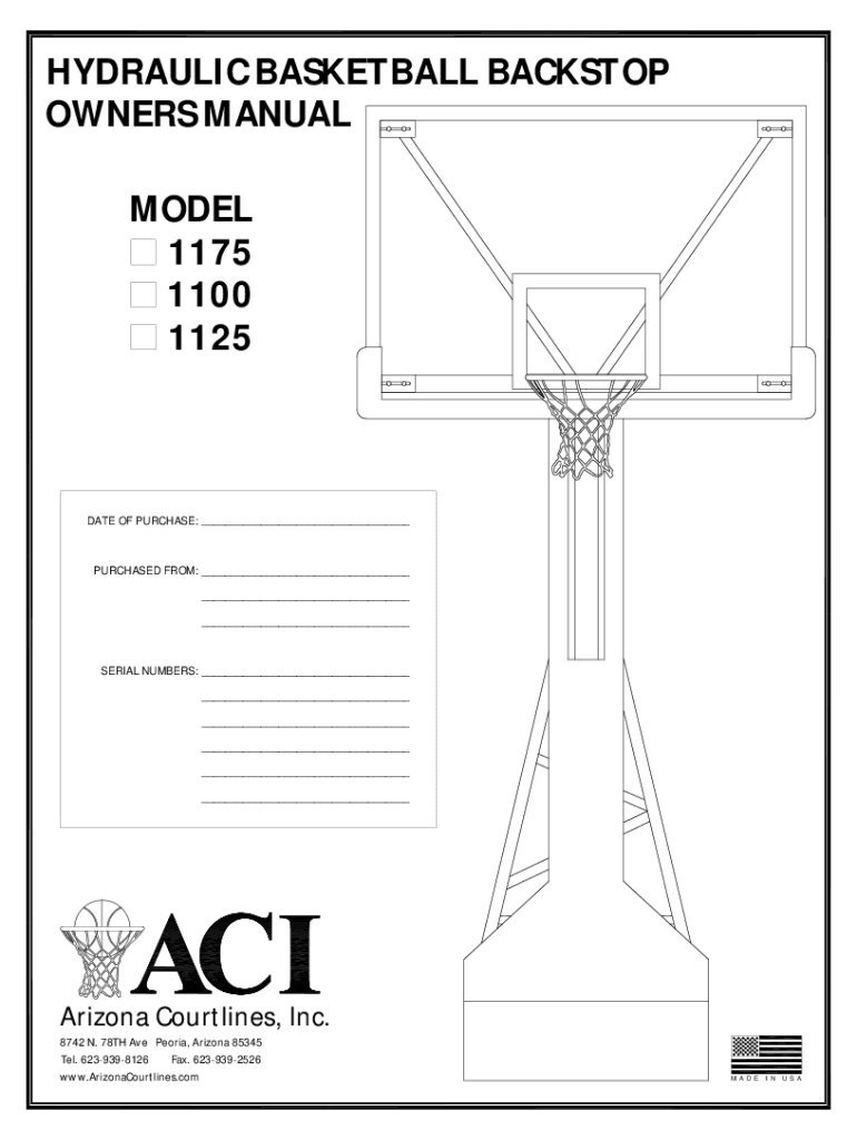 Fillable Online Retractor Reel for Basketball Backstop Cable & Safety ...