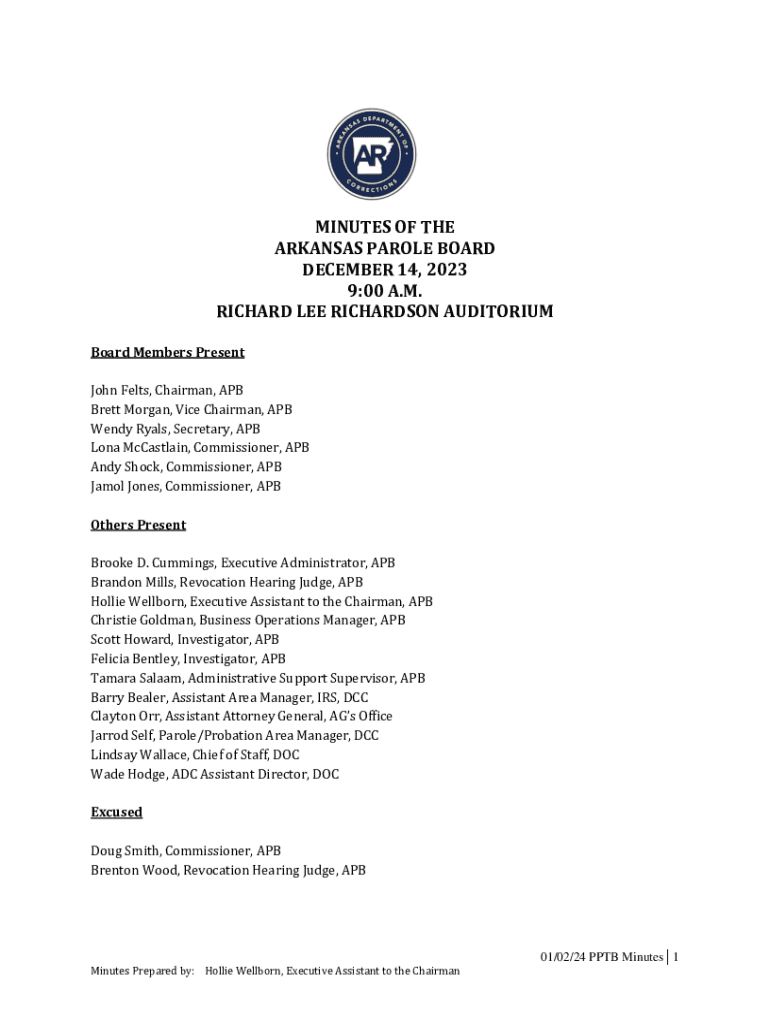 Fillable Online What is the Protect Arkansas Act?. Ar Parole Board Fax ...