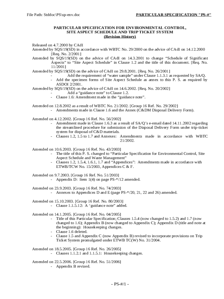 Trip Ticket System for Disposal of Construction & ... Doc Template ...