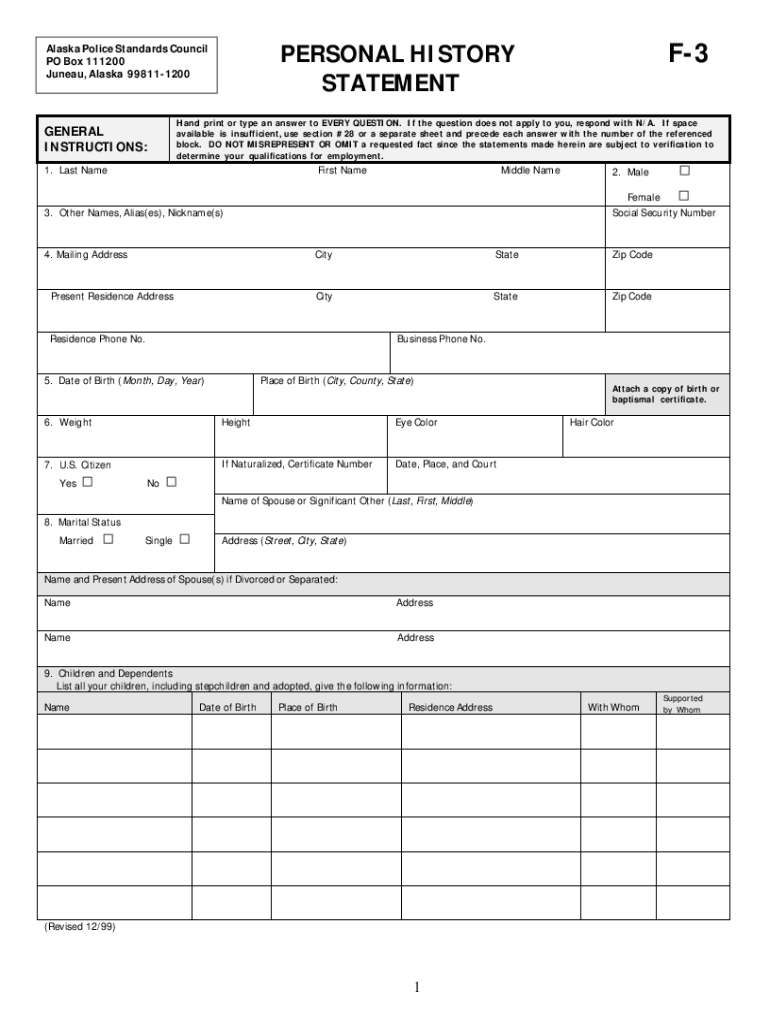 Fillable Online Regulations - APSC - Alaska Department of Public Safety ...