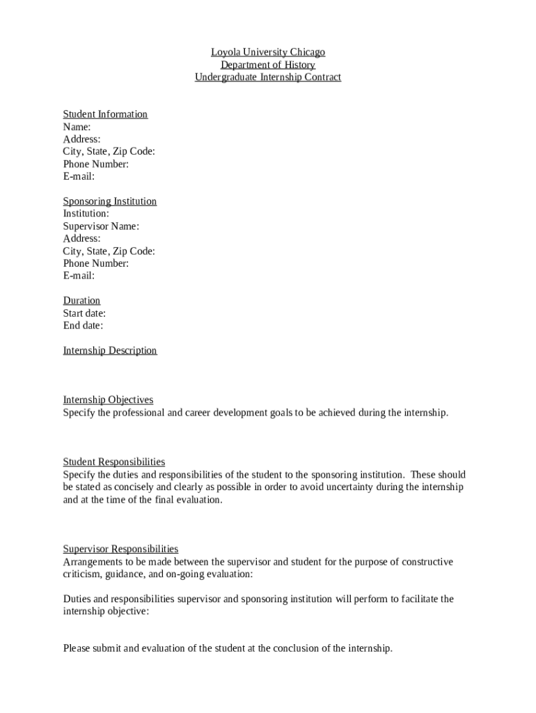 Internships and Recruitment at Loyola: Career Services Doc Template | pdfFiller