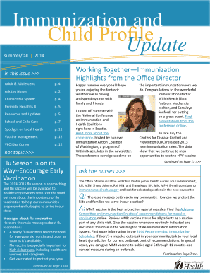 Fillable Online Child Profile System Fax Email Print - pdfFiller