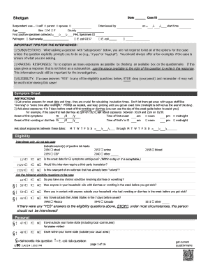 Fillable Online cdc Oregon Questionnaire Oregon Questionnaire Fax Email ...