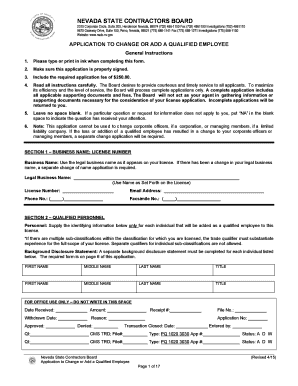 Fillable Online nscb nv Change of Qualifier Application.doc Fax Email ...