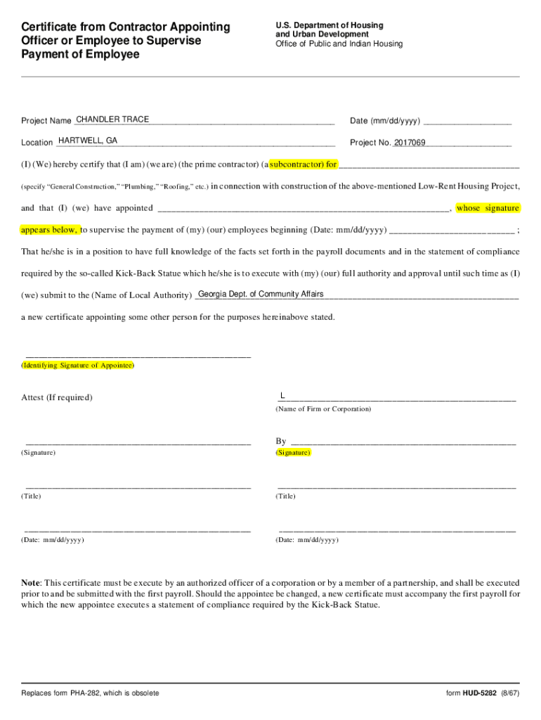Fillable Online Get How To Fill Out Certificate From Contractor Appointing ... Fax Email Print ...