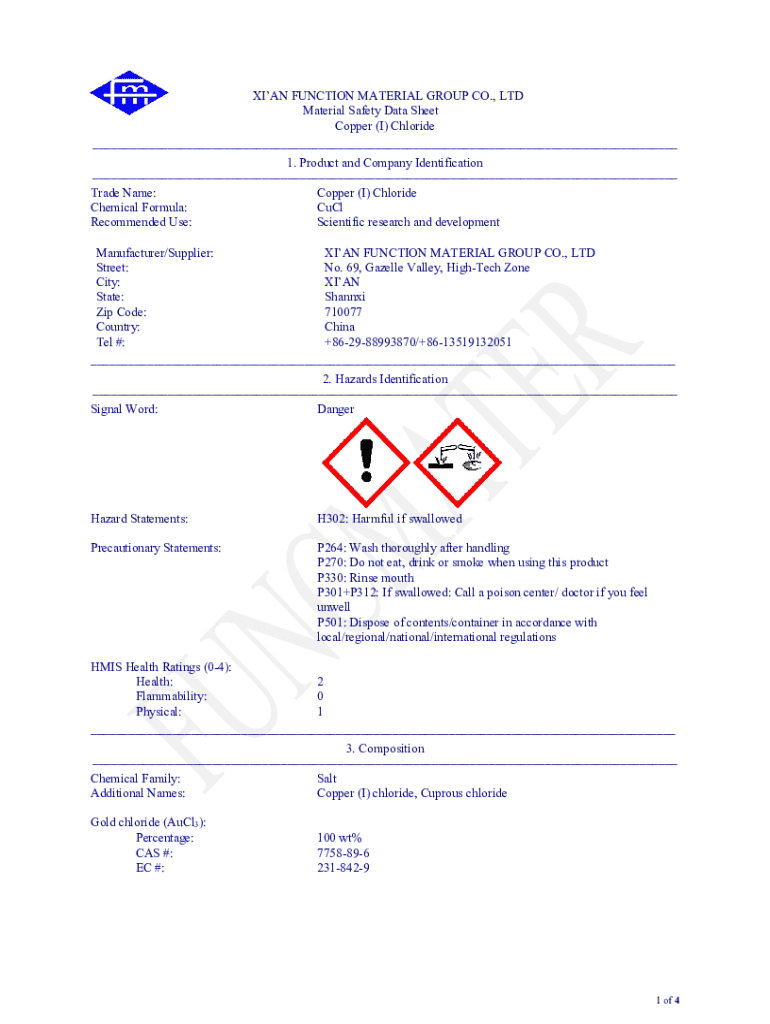 Fillable Online material safety data sheet - FreshWater Accountability ...