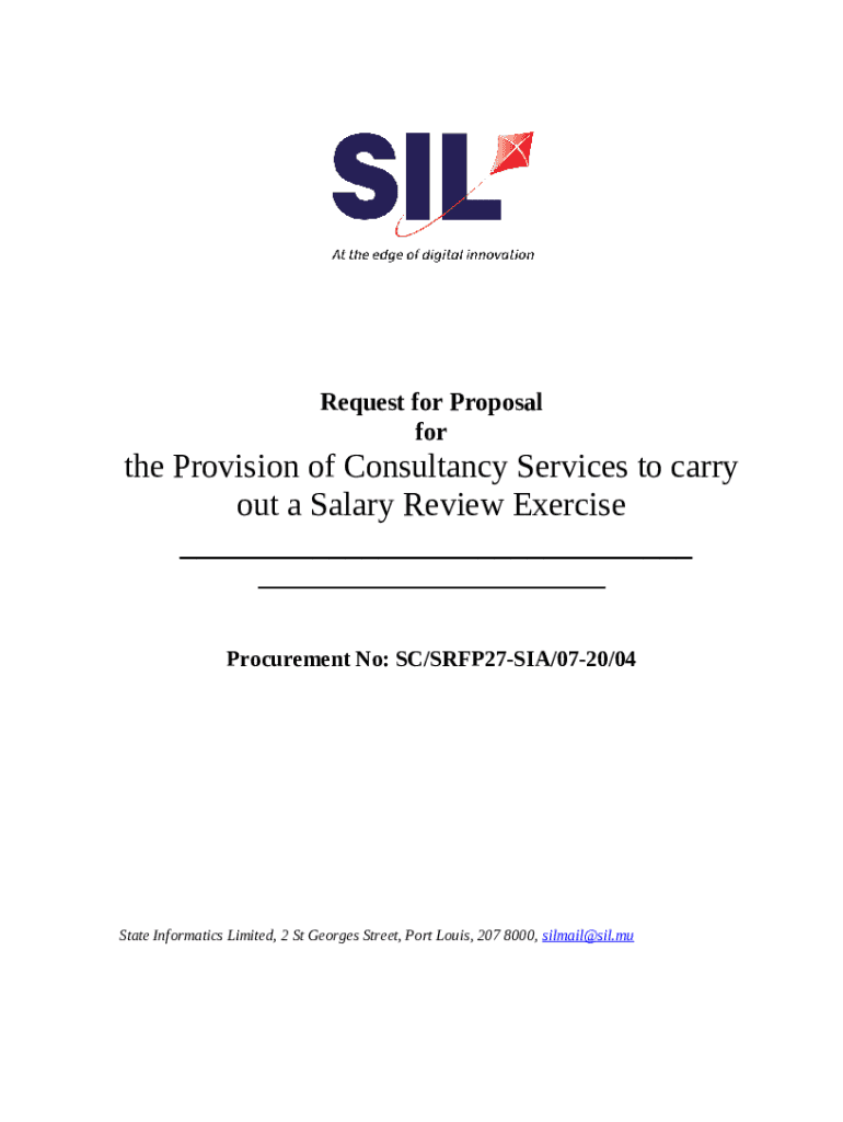 Procurement Notice: Provision for Consultancy Services to ... Doc ...