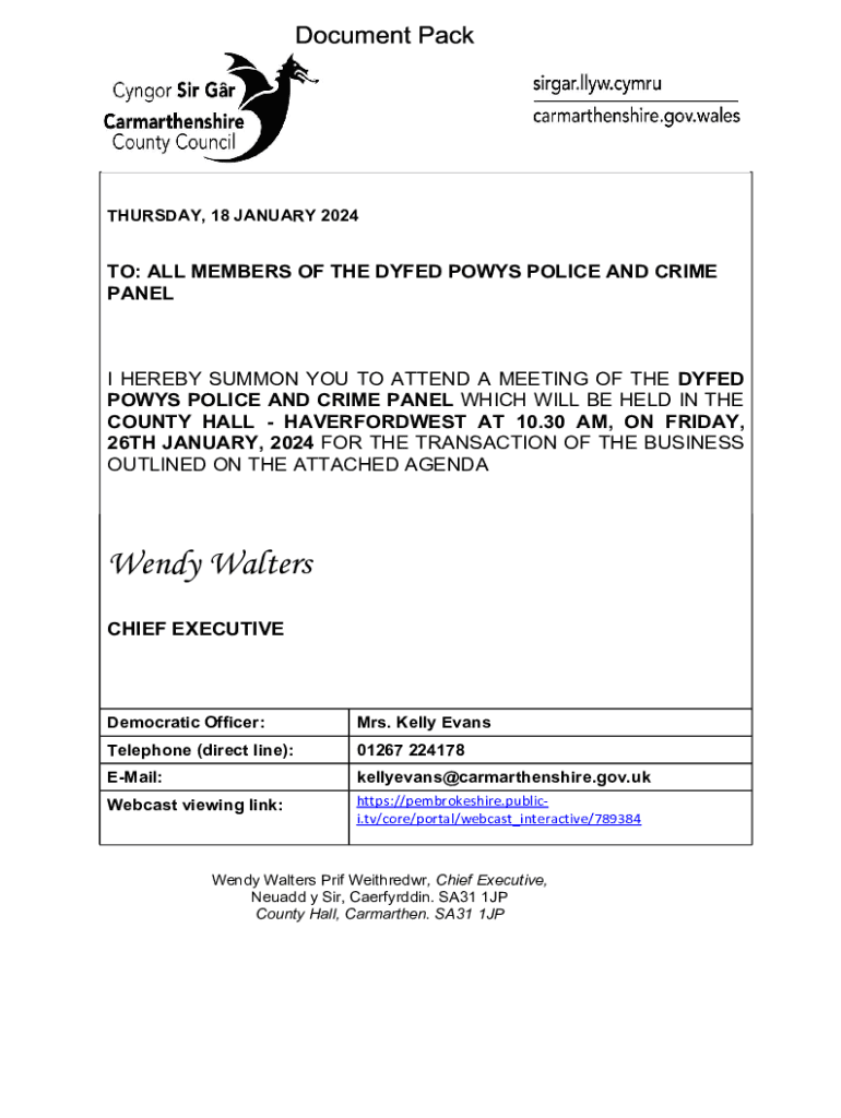 Fillable Online News - Police & Crime Commissioner Fax Email Print - pdfFiller