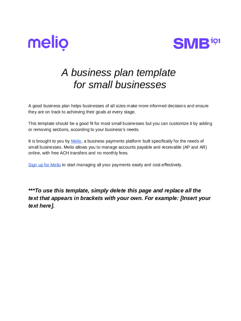 How to Create Business Plan: Examples & Free Template Doc Template ...