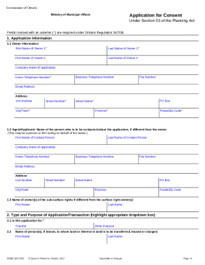 Fillable Online Application for Consent. Application for Consent Fax ...