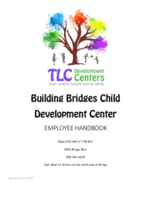 Fillable Online Building Bridges Child Development CenterAfter School ...