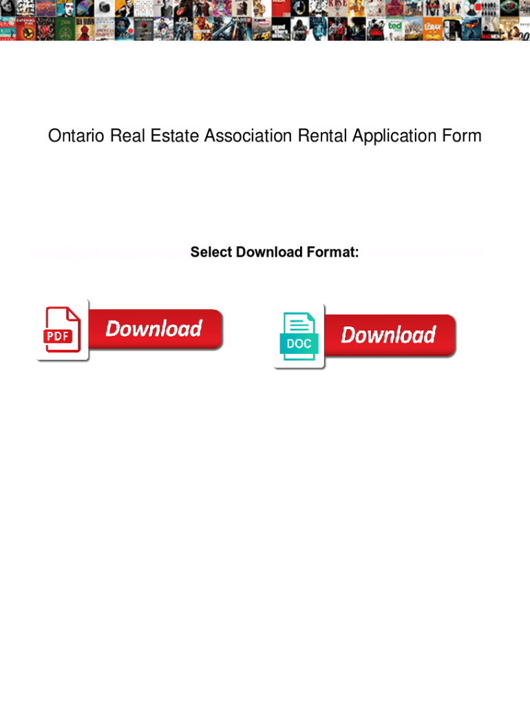 OREA Form 410 rental application - fill everything?: Fill out & sign ...